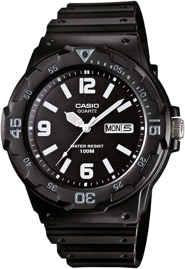 Casio MRW-200 Orijinal Silikon Siyah Saat Kordonu - Mercan Saat