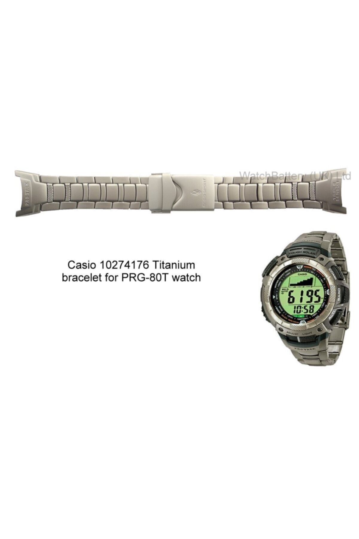 Casio PRG-80T Orijinal Titanyum Saat Kordonu